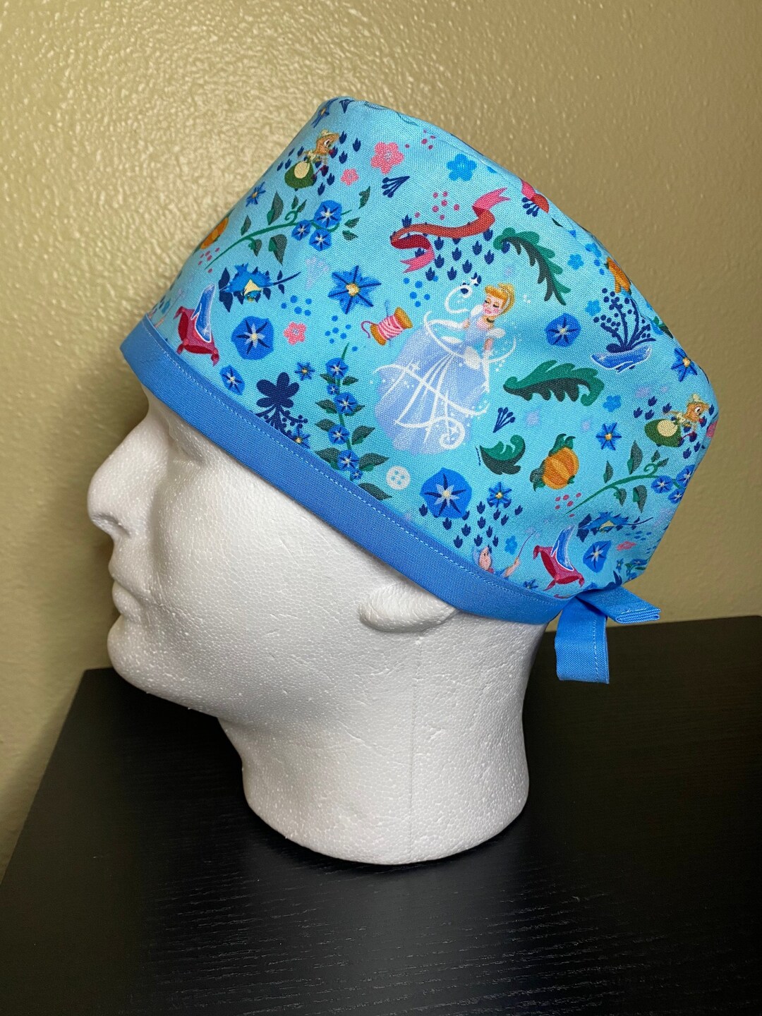 Disney Cinderella Cartoon Pixie Cute Scrub Cap, Scrub Caps for Women ...