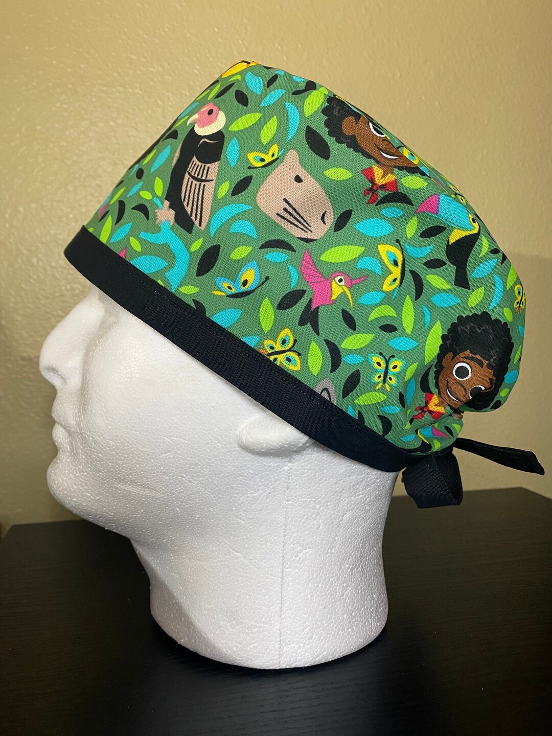 Cute Disney Encanto Antonio Pixie Scrub Cap, Scrub Caps for Women ...