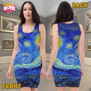 Dress Inspired by Vincent Van Gogh’s Starry Night / Vincent Van Gogh ...