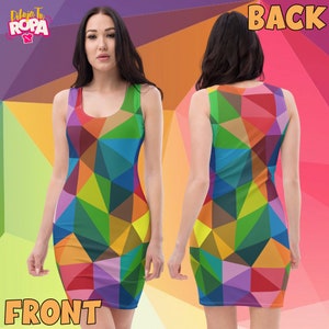 Fitted Dress for Women / Urban Art / Colorful / Great Artists / Urban ...