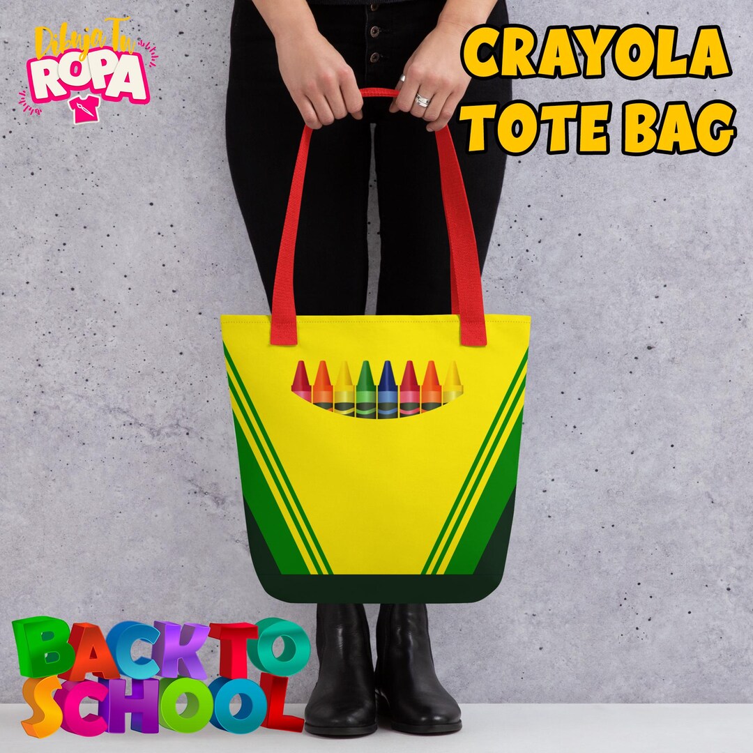 Tote Bag Inspired by a Crayon Box / Crayola / Students / Teachers ...