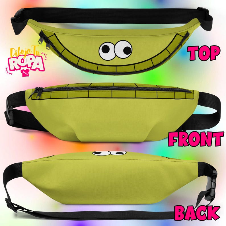 Fanny Pack Inspired by Pouchy From Inside Out 2 / Bloofy and Pouchy ...
