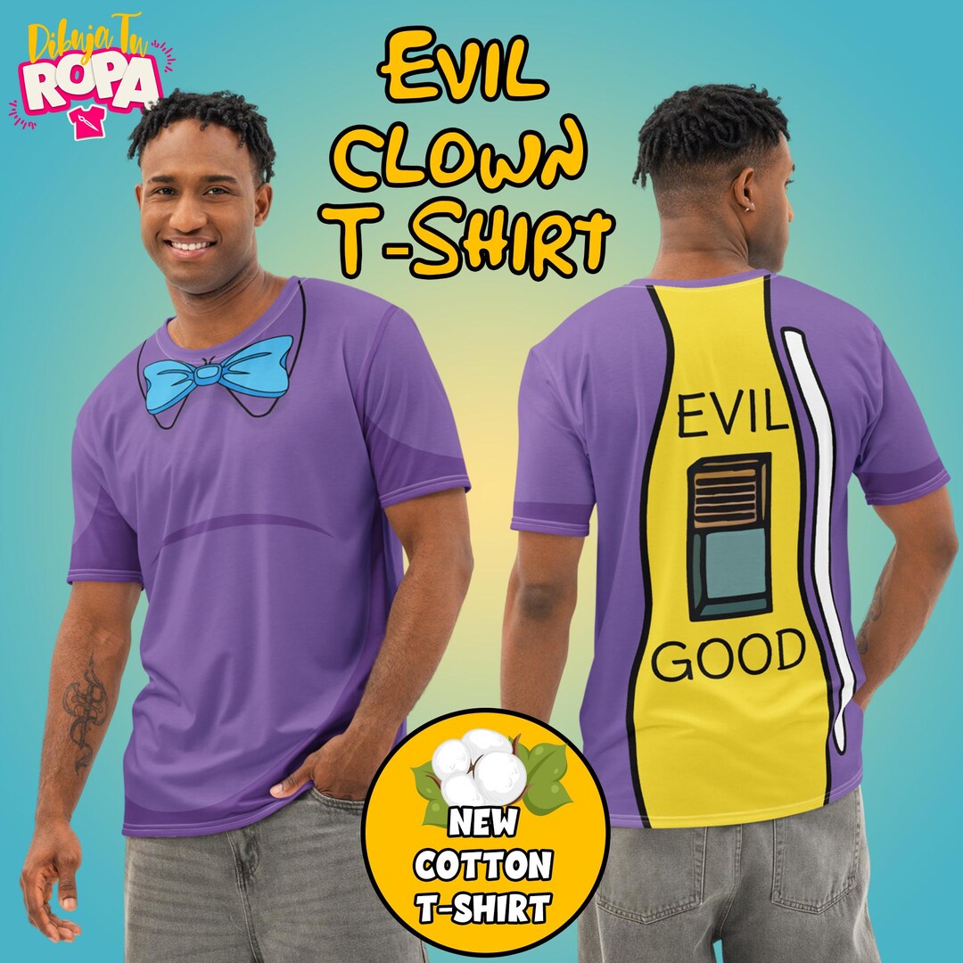 Krusty Doll Halloween T Shirt for Men | Funny Simpsons Cosplay Tee ...