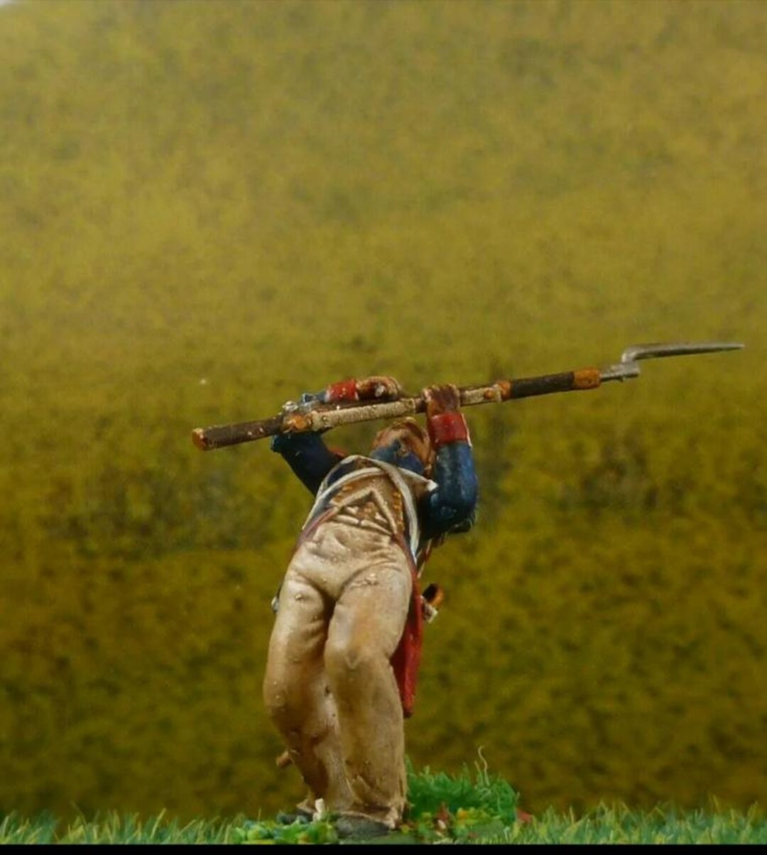 French Grenadier Soldier Waterloo 1815 Shot | Toy for Diorama or ...