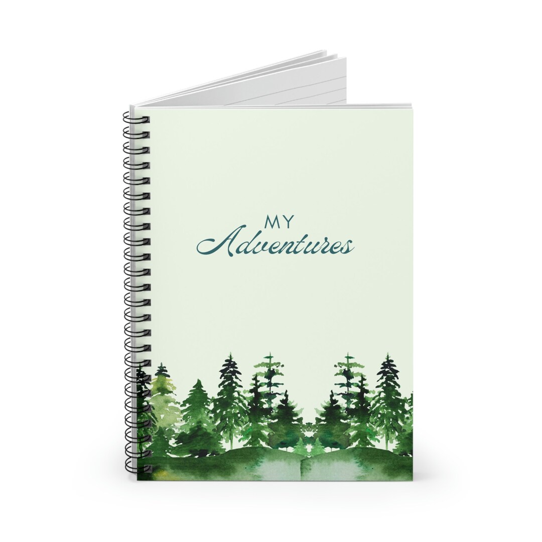 Your Adventures Notebook - Spiral- Ruled Line - Etsy
