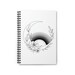 White Moon & Sun Notebook - Spiral- Ruled Line - Etsy