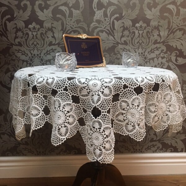 Crochet Table Cover - Etsy