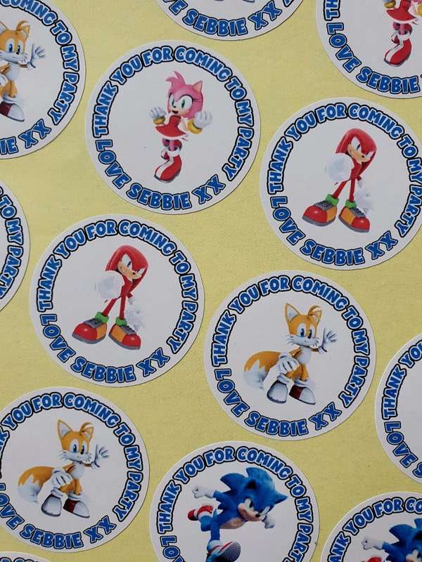 Sonic Activity Sheet Sonic Chip Bag Sonic Crisp Packet Sonic Birthday ...