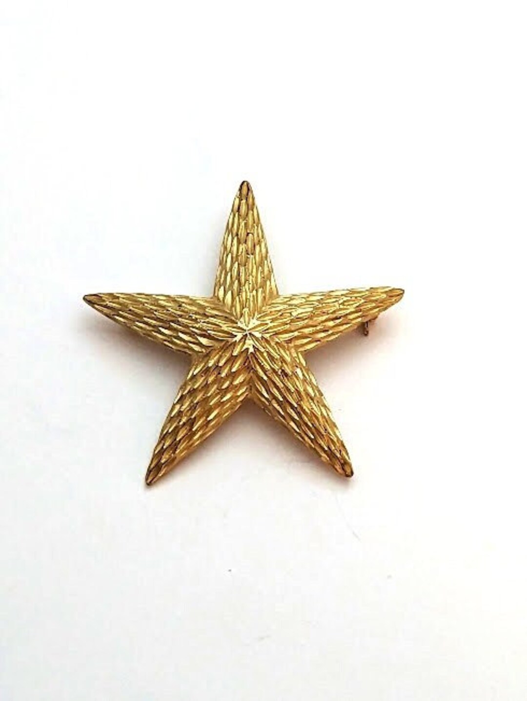 Vintage Starfish Gold Pin Brooch - Etsy
