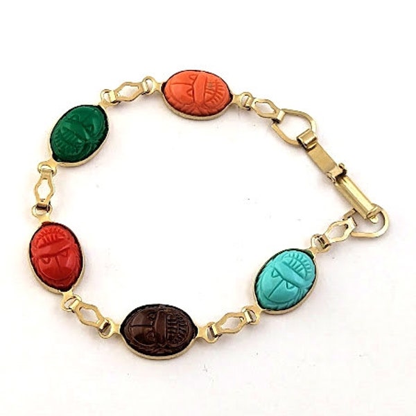 Scarab Bracelet - Etsy