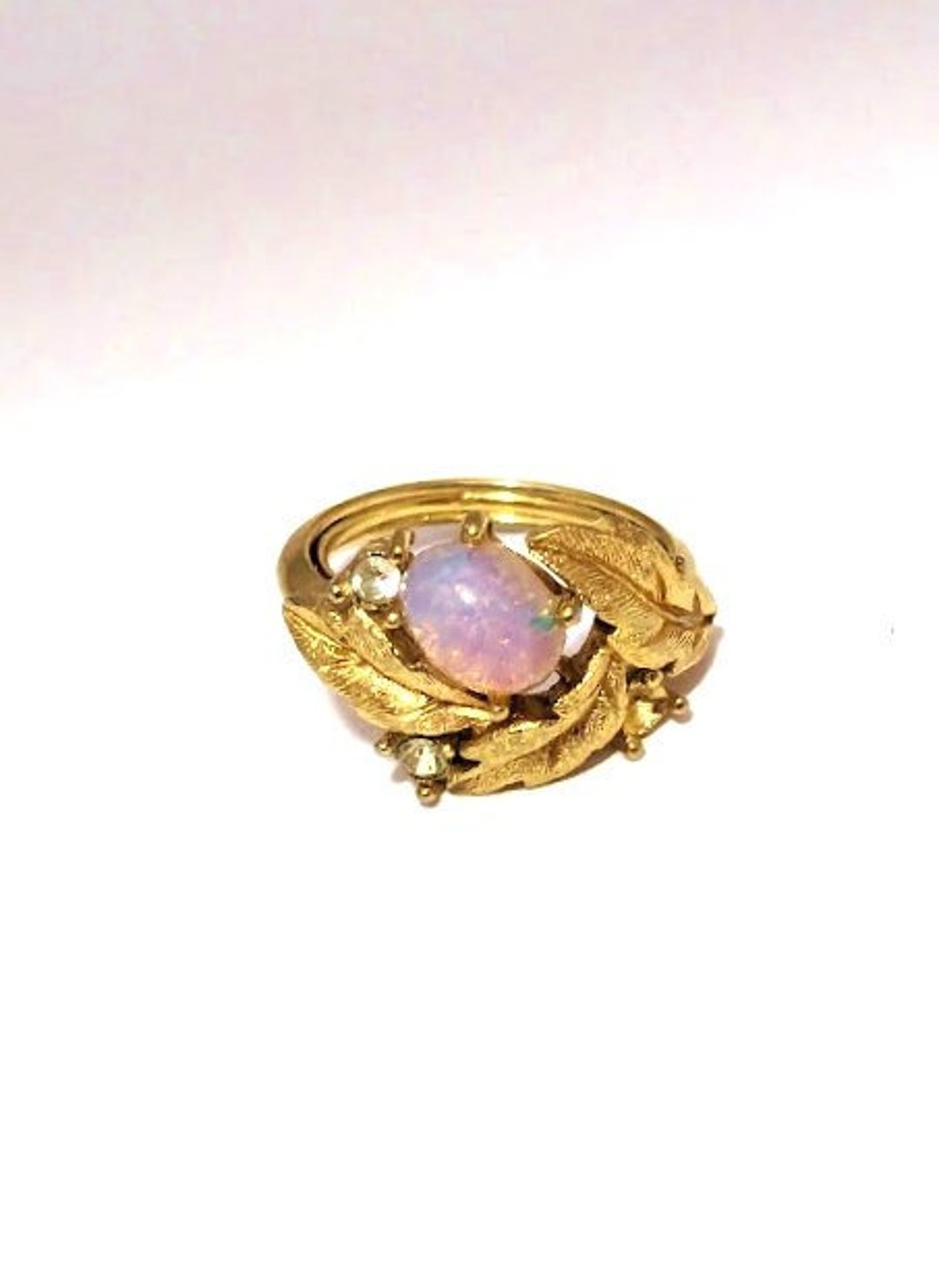 Vintage Opaline Ring, Vintage Jewelry - Etsy