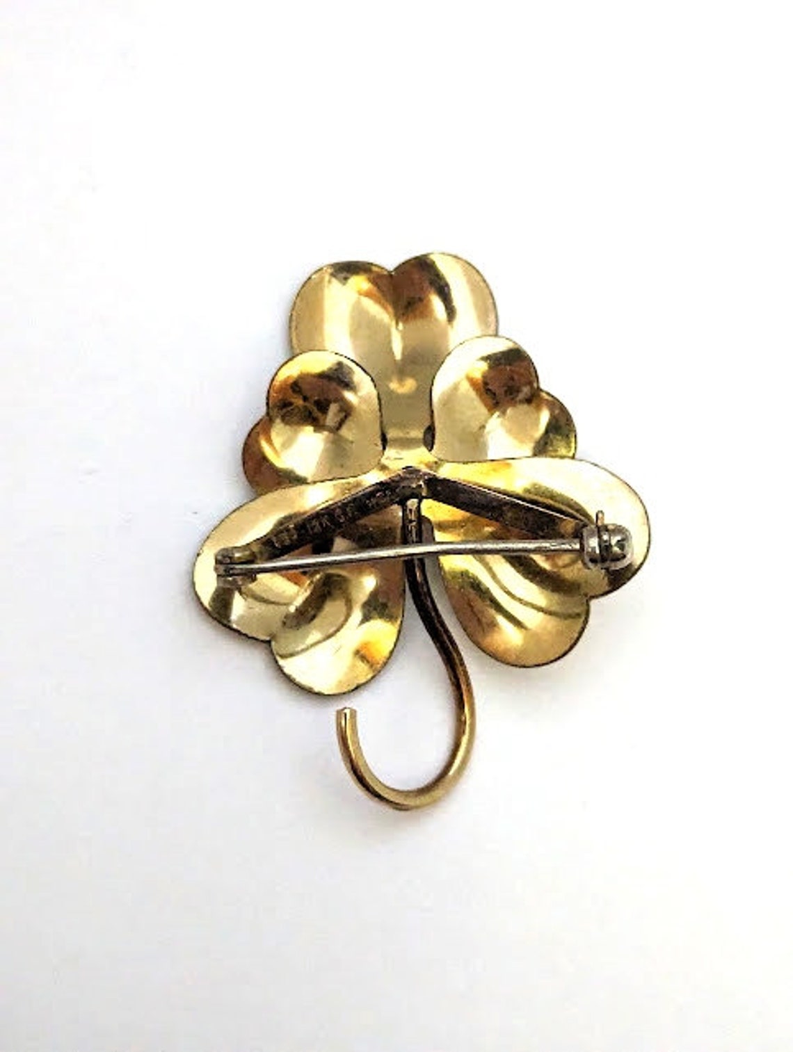 Vintage Flower Pin, Enamel Iris Brooch - Etsy