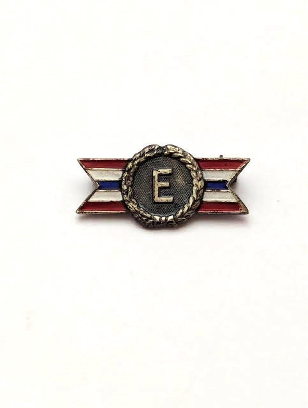 Vintage e Pin in Sterling Silver - Etsy