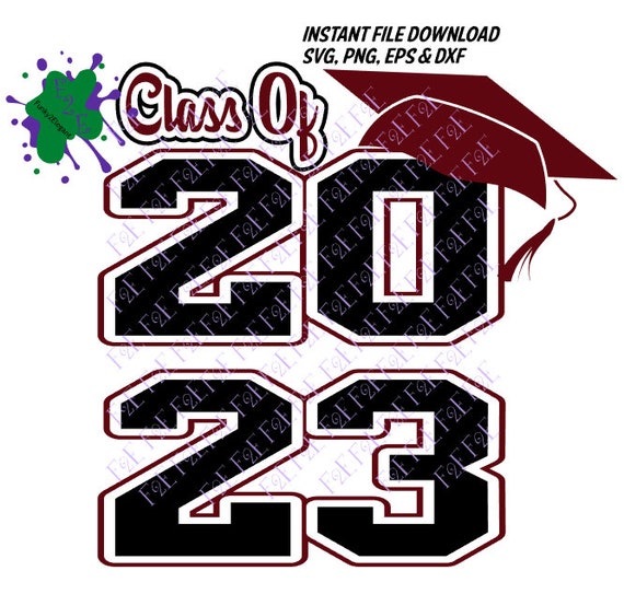 Class of 2023 SVG PNG EPS Dxf - Etsy