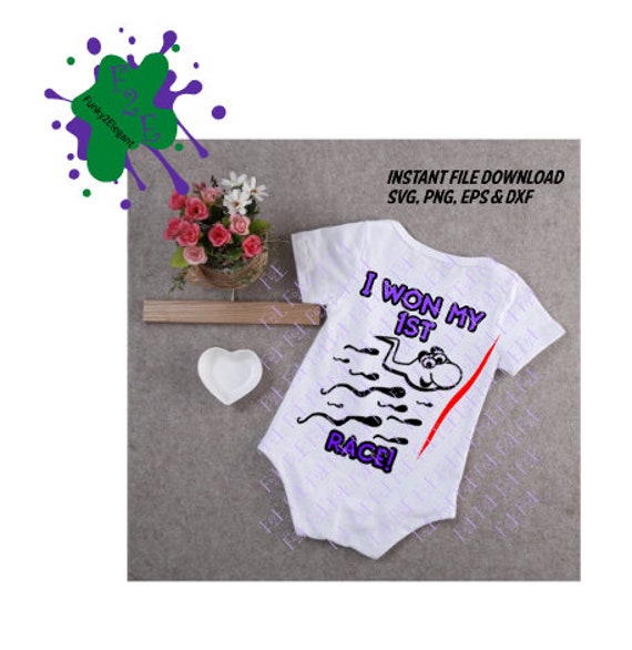I Won My First Race SVG PNG EPS Dxf - Etsy
