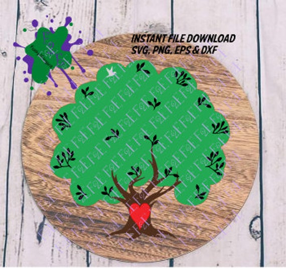 Family Tree SVG PNG EPS Dxf - Etsy