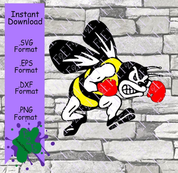 Boxing Bumble Bee SVG PNG EPS Dxf - Etsy