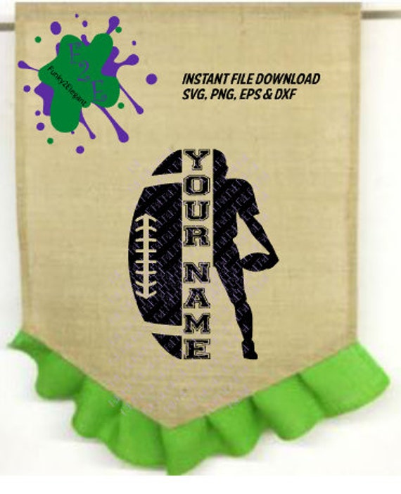 Football Split Man SVG PNG EPS Dxf - Etsy