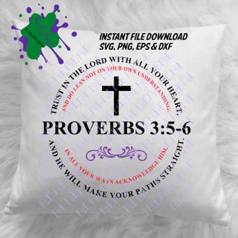 Proverbs 3 5 6 - Etsy