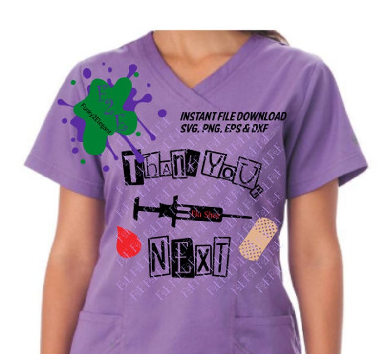 Flu Shot SVG PNG EPS Dxf - Etsy