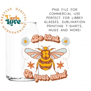 Bee Kind to Your Mind PNG Be Kind T-shirt Print Design Bumblebee Png ...