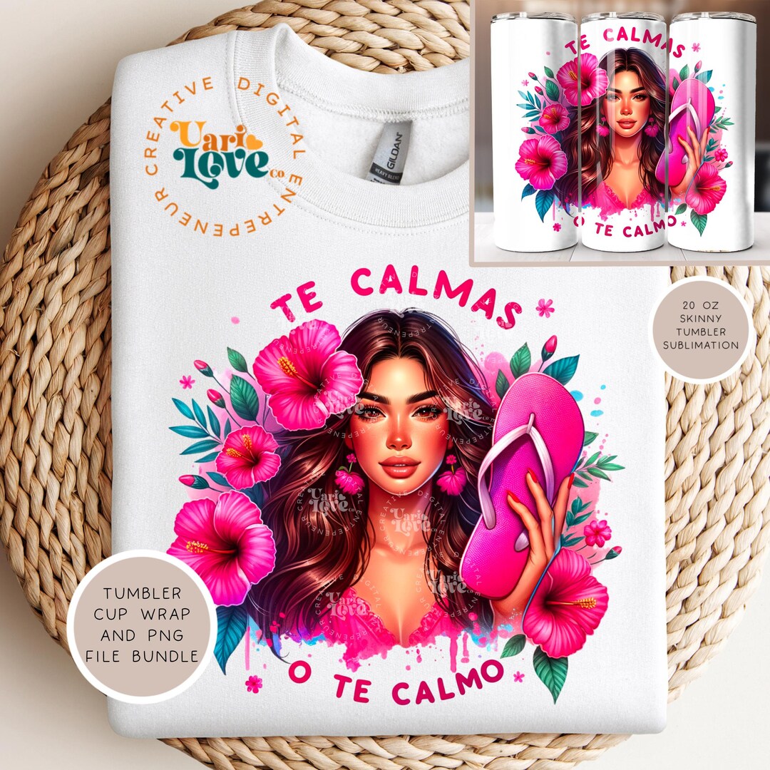 Te Calmas PNG Spanish PNG Hispanic PNG La Chancla Png Puerto Rican Mama ...