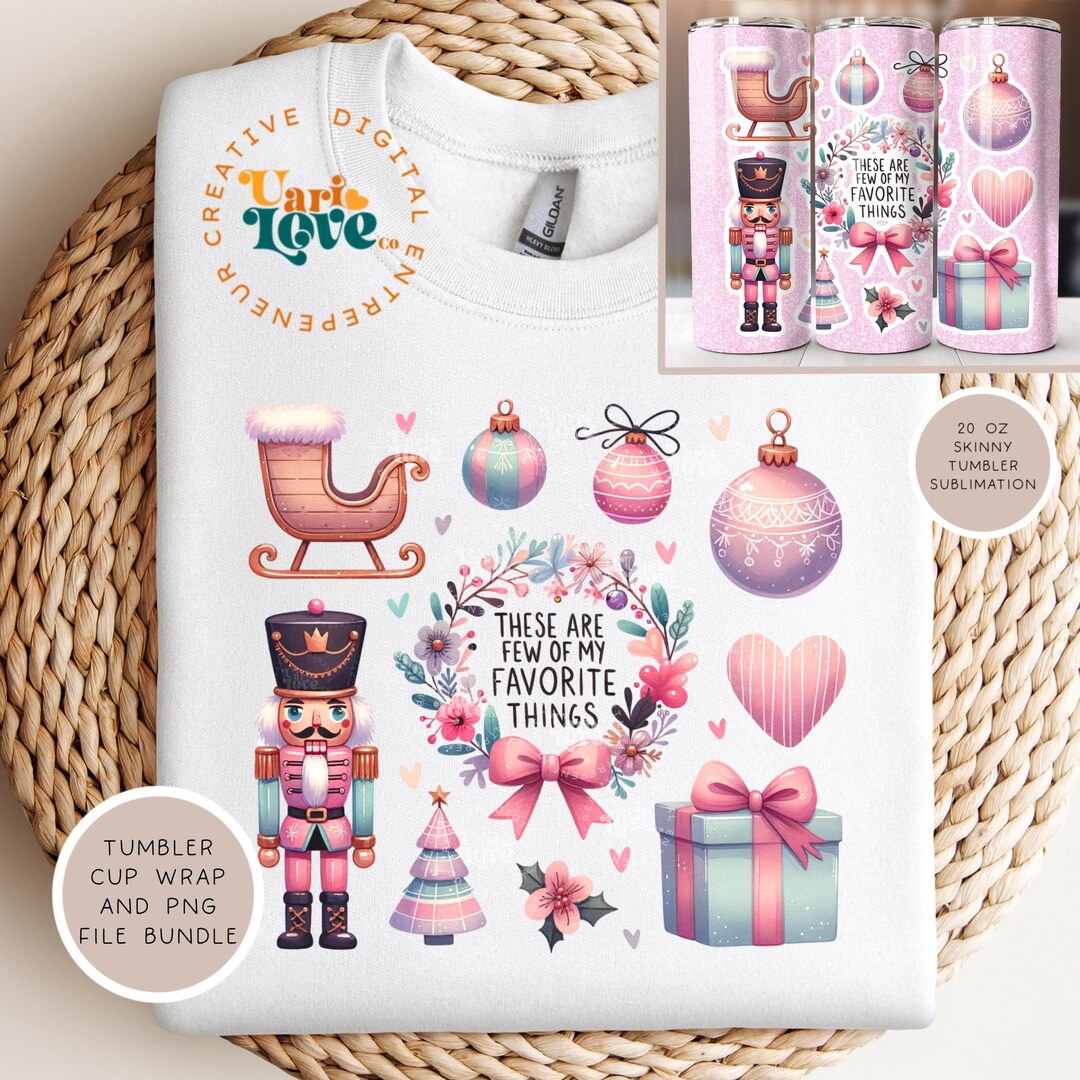 Favorite Things PNG Christmas PNG Minimalist Christmas Bell Uv Dtf ...