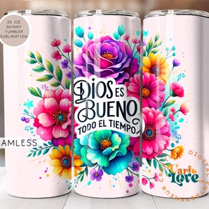 Dios Es Bueno Png Spanish Sublimation UV DTF Png Design Faith Based ...