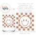 Checkered Smile Face SVG PNG Sublimation, Happy Face Shirt Design ...