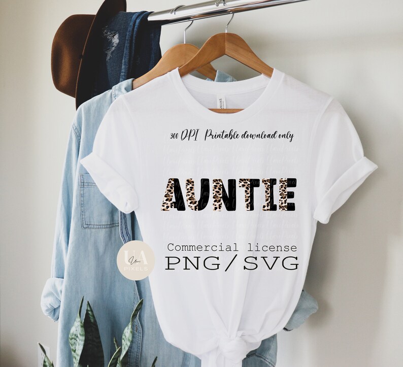 Aunt Svg Png Leopard Aunt PNG Cute Auntie Shirt File Retro Aunt PNG for Tumbler Aunt Sublimation ...