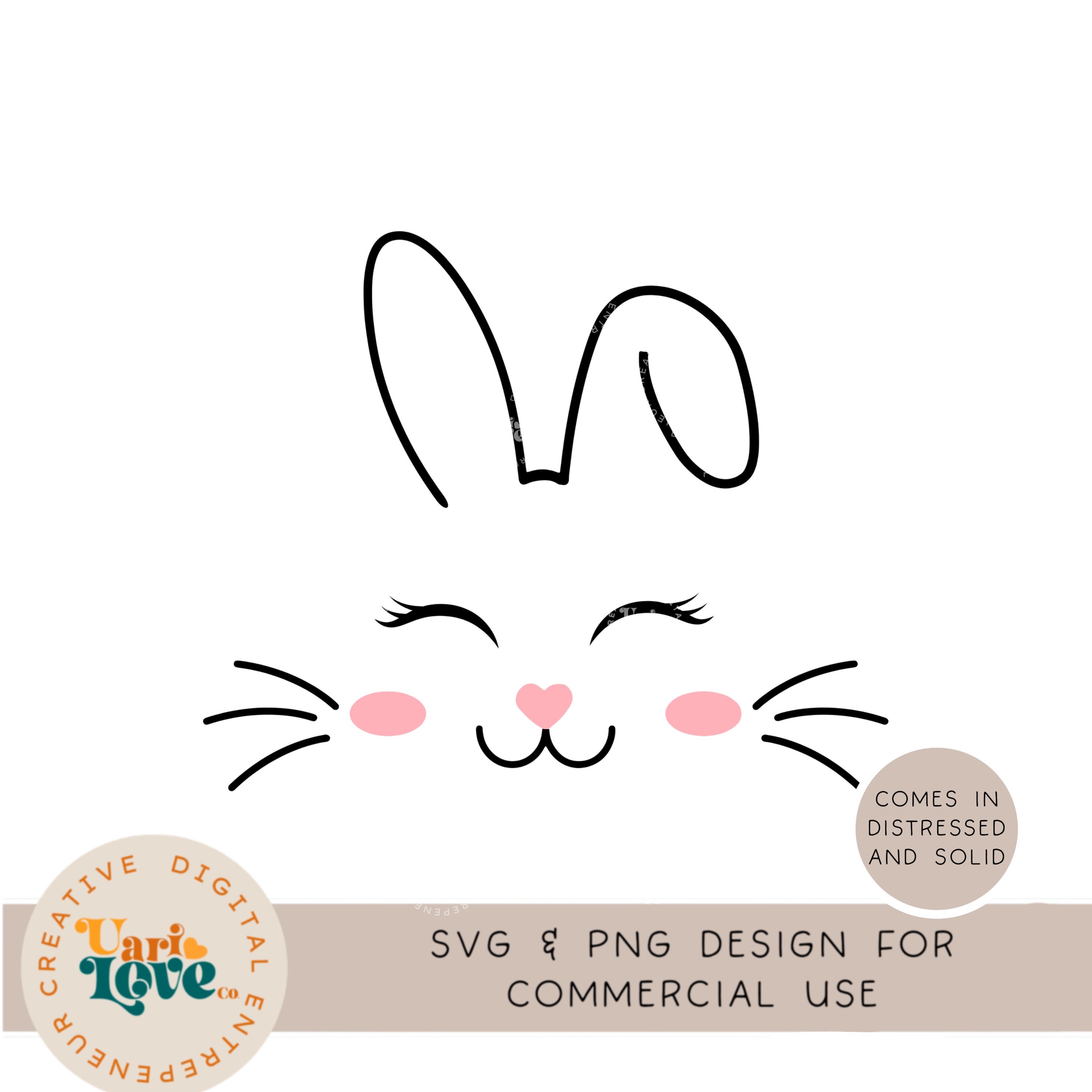 Bunny Ears SVG Png, Happy Easter Svg File, Kids Easter Svgeaster Bunny ...