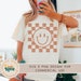 Checkered Smile Face SVG PNG Sublimation, Happy Face Shirt Design ...