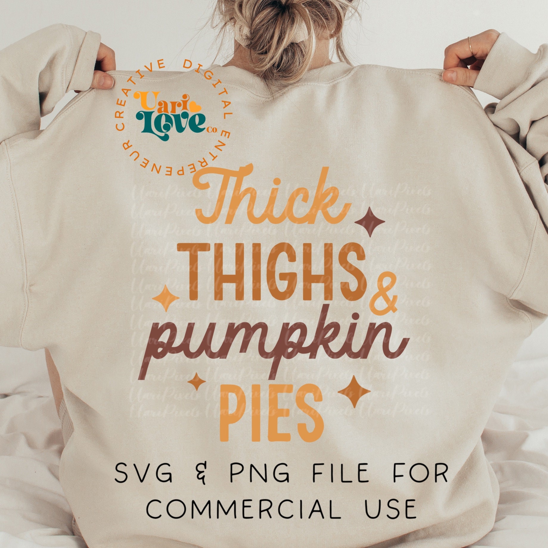 Trendy Retro Fall SVG and PNG Design for Cricut | Thick Thighs Pumpkin ...