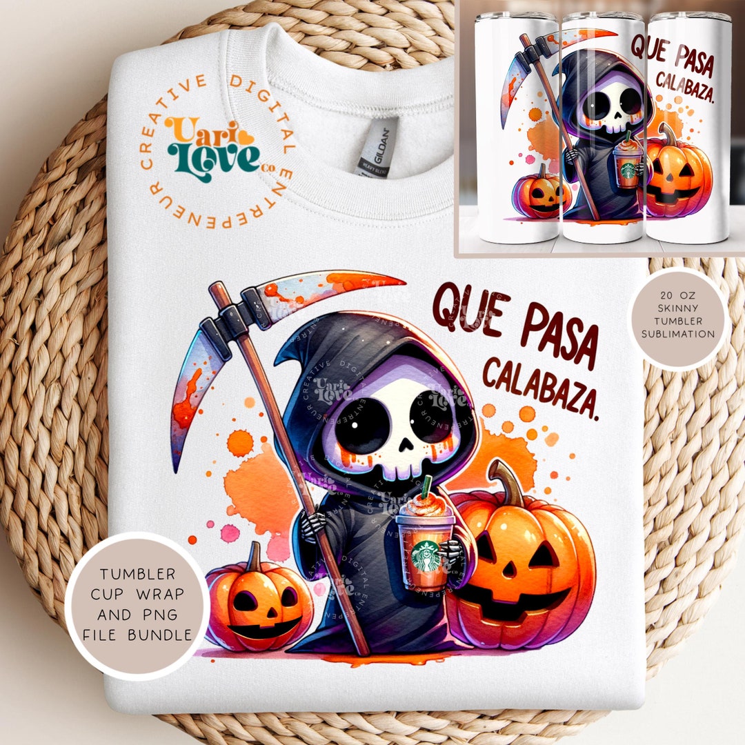 Que Pasa Calabaza Png Mexican Halloween Png Spanish Halloween Uvdtf Png ...