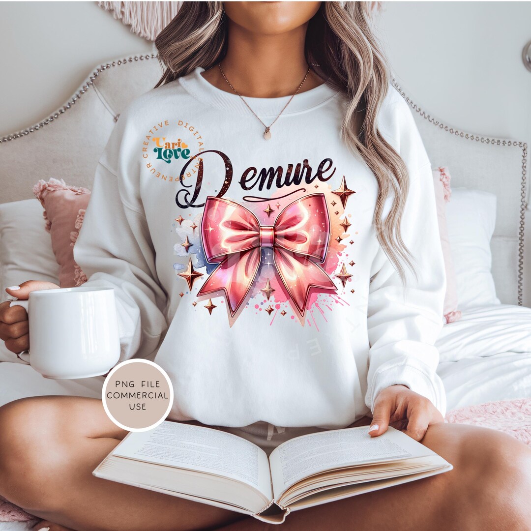 Very Demure Very Cutesy PNG Very Mindful Clipart Trendy Coquette ...