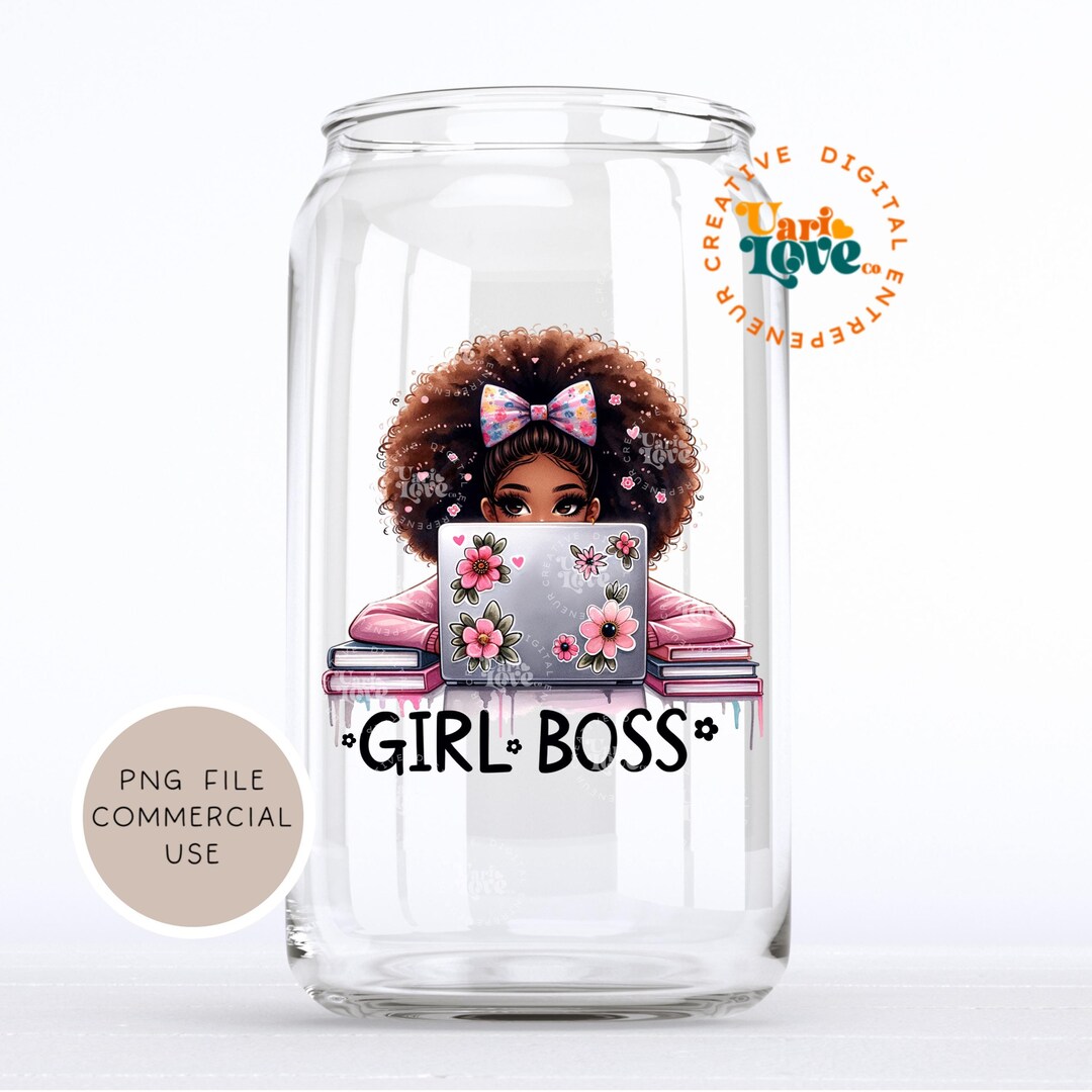 Black Girl Boss PNG Clipart, Dtf Happy Crafter Png, Boss Lady Png Craft ...