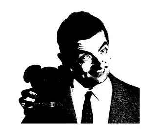 Mr Bean Svg | Etsy