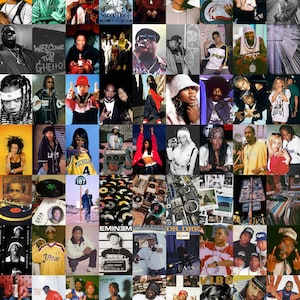 Hip-hop / Rap Poster, 250 Music Album Prints, Retro Band Art Decor, Old ...