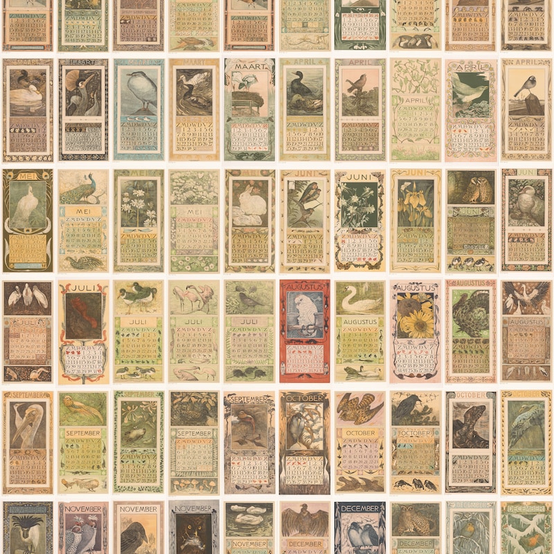 Calendar Art - Etsy