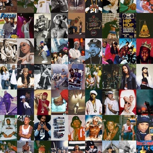 Hip-hop / Rap Poster, 250 Music Album Prints, Retro Band Art Decor, Old ...