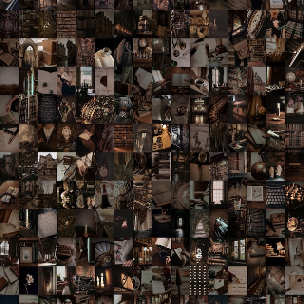 Dark Academia Aesthetic Poster - Etsy