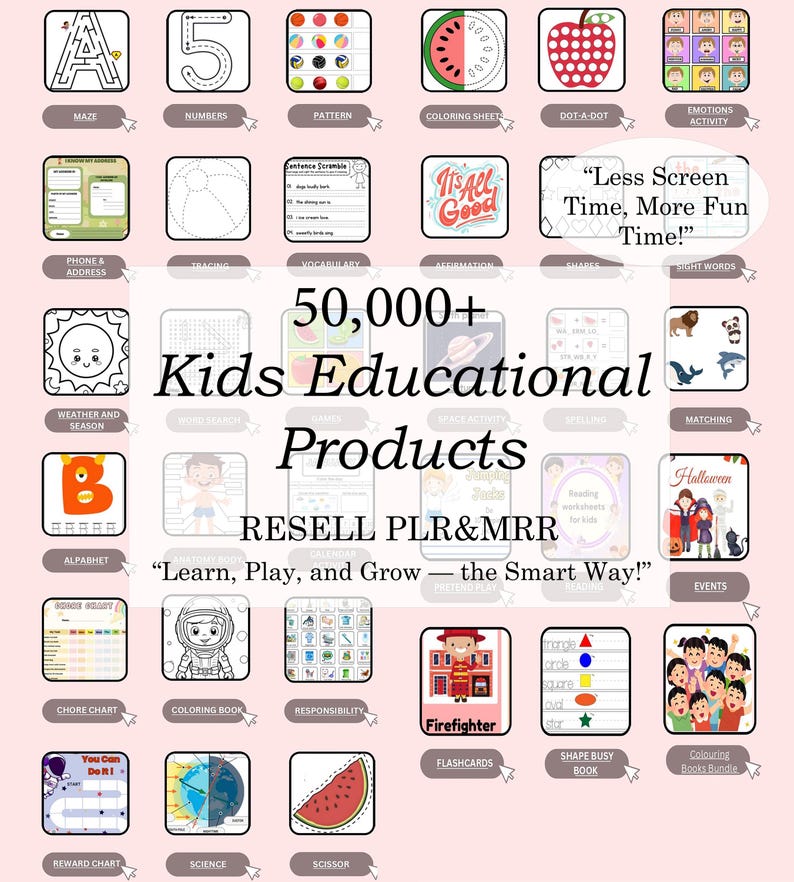 Kids Educational Printables & Games,learning Activities, Worksheets ...