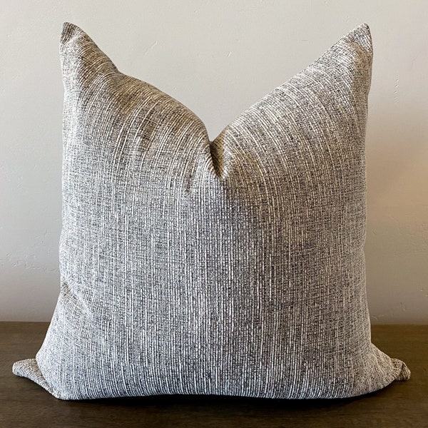 Grey Texture Pillow - Etsy