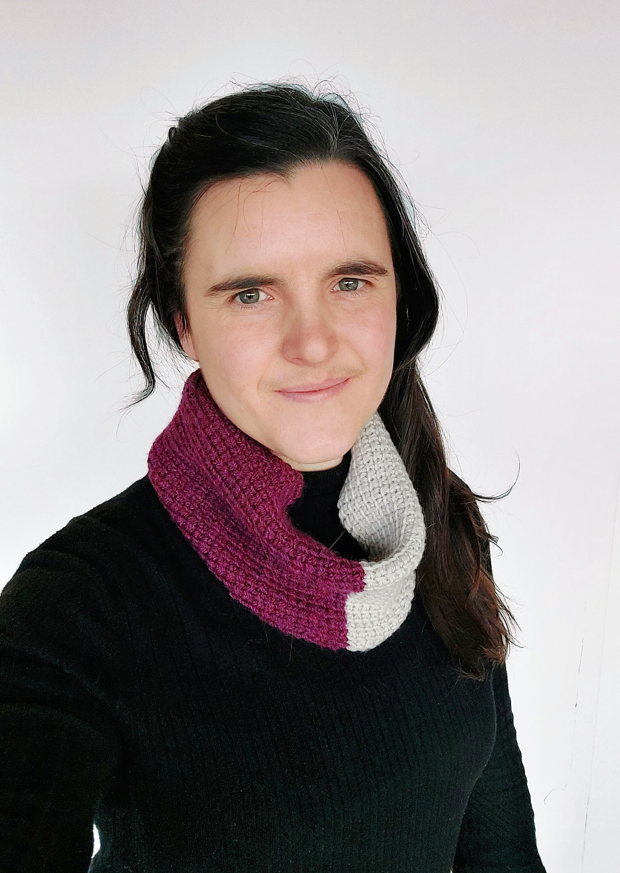 Beginner Tunisian Crochet Cowl Pattern, the Raspberry Patch Cowl - Etsy