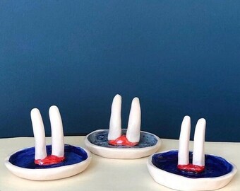 Ceramic Ring Holder - Etsy