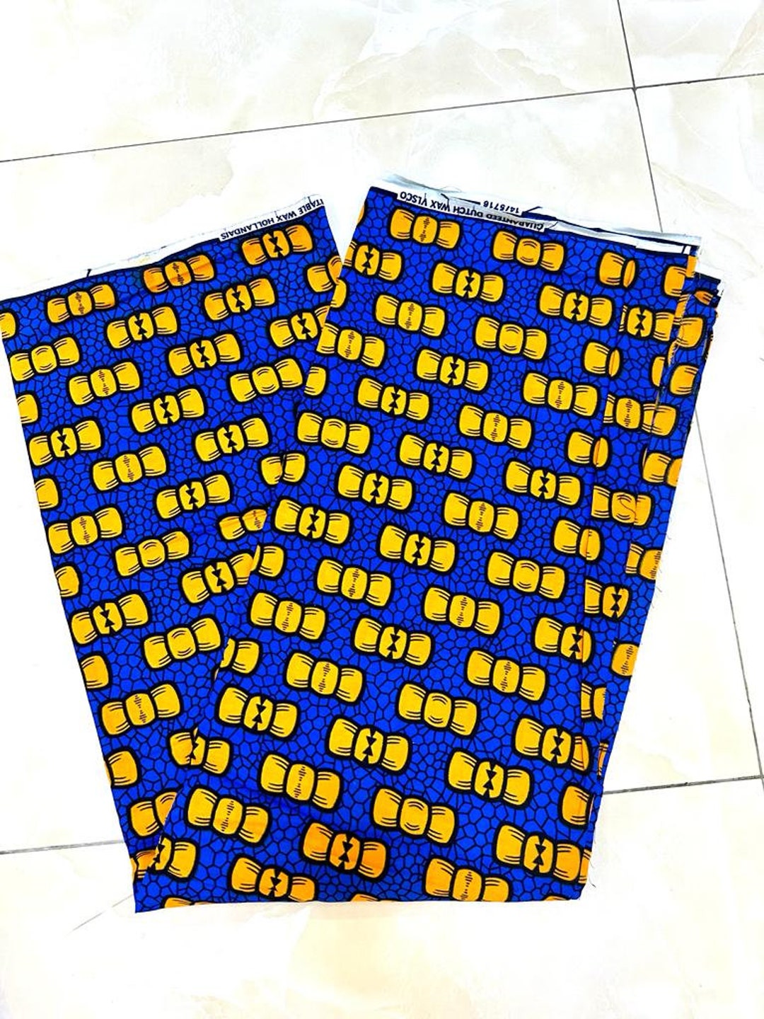 6 Yards African Ankara Fabric by the Yard, Headwrap Fabric, Kente ...