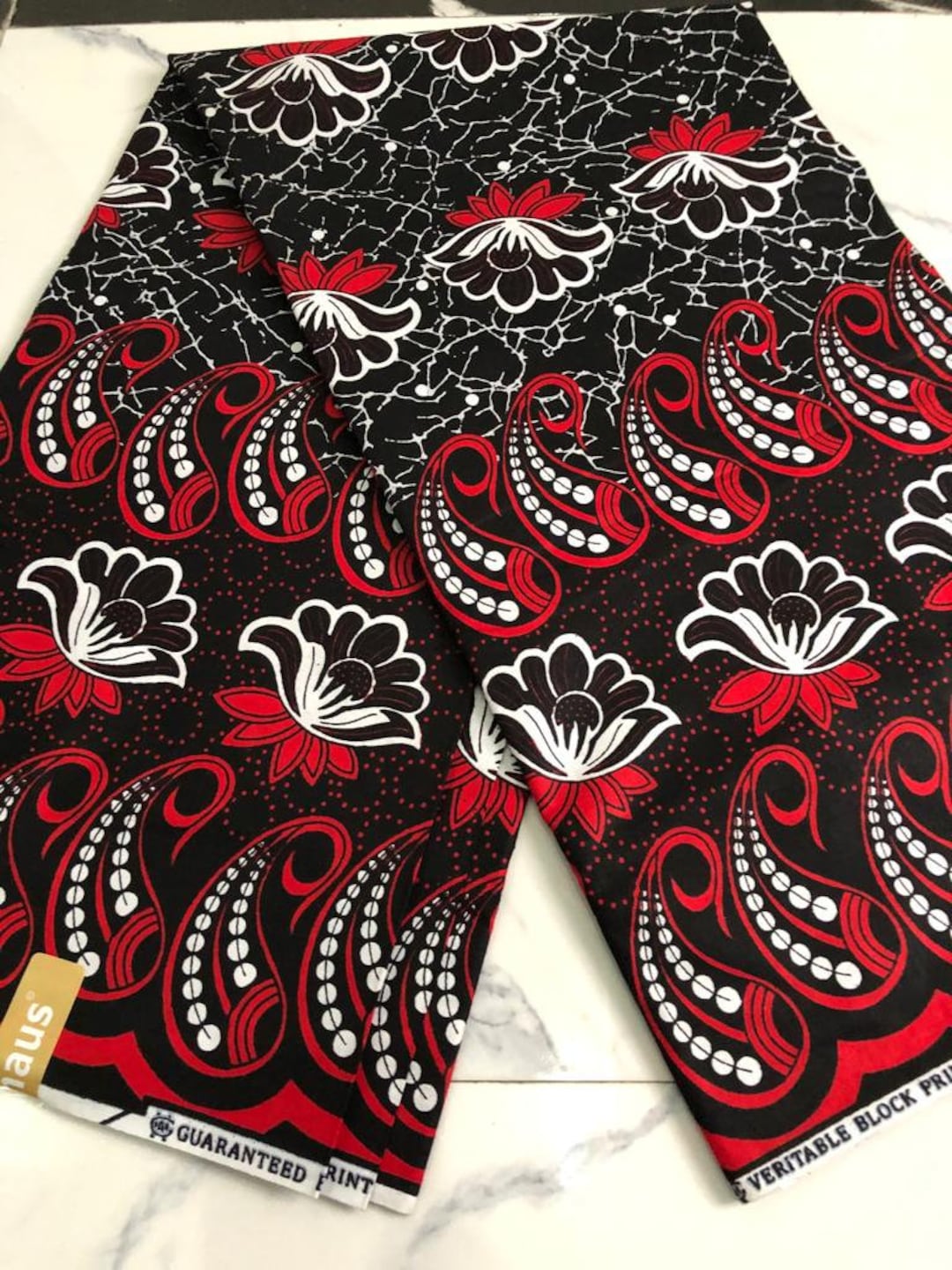 6 Yards African Ankara Fabric by the Yard, Headwrap Fabric, Kente ...