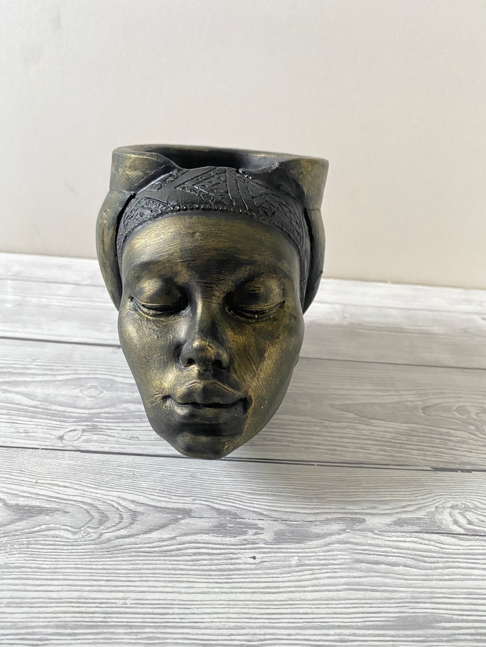 Woman Head Planter Pot African Queen Pot Unique Planters UK - Etsy