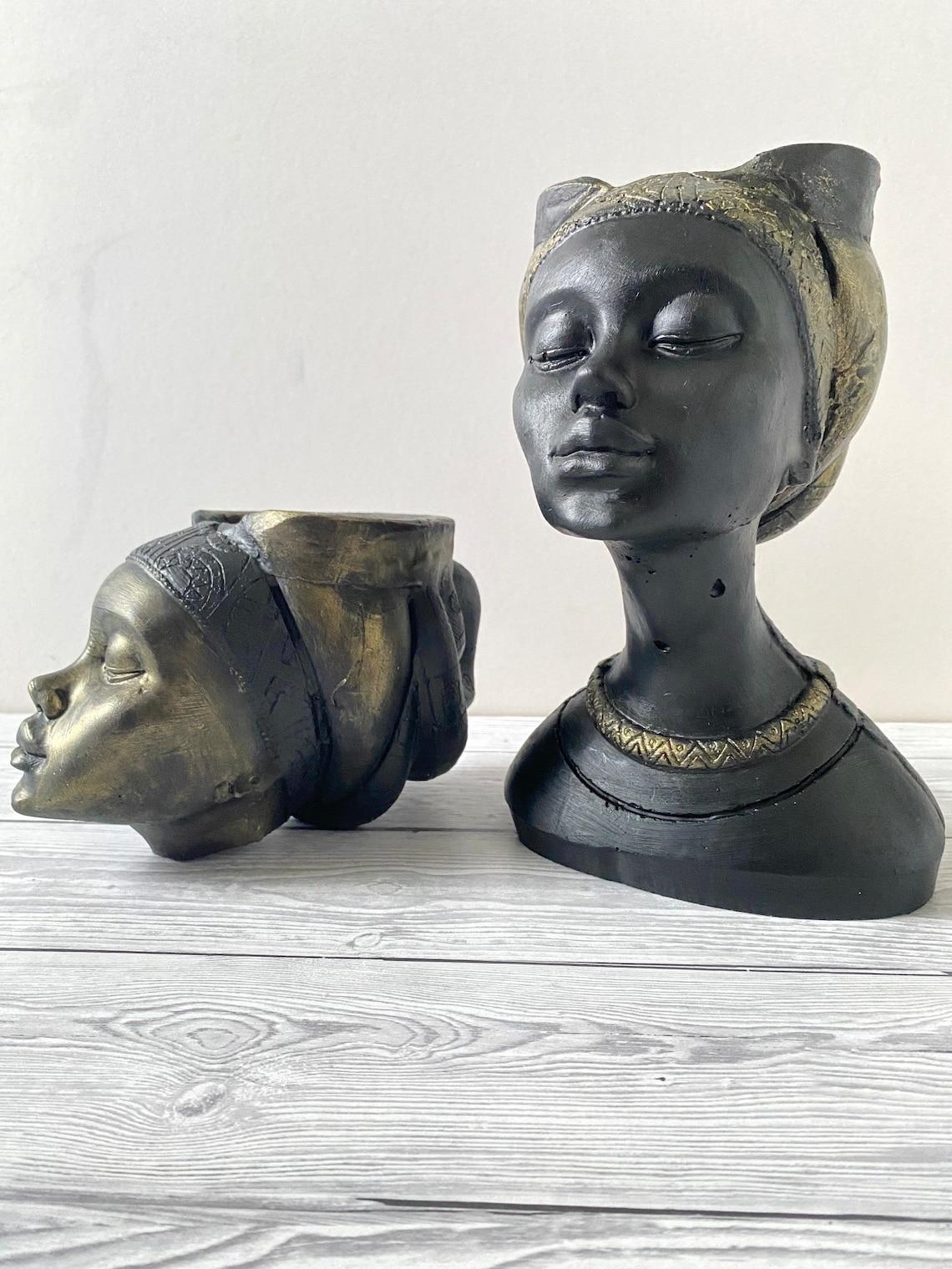 Woman Head Planter Pot African Queen Pot Unique Planters UK - Etsy