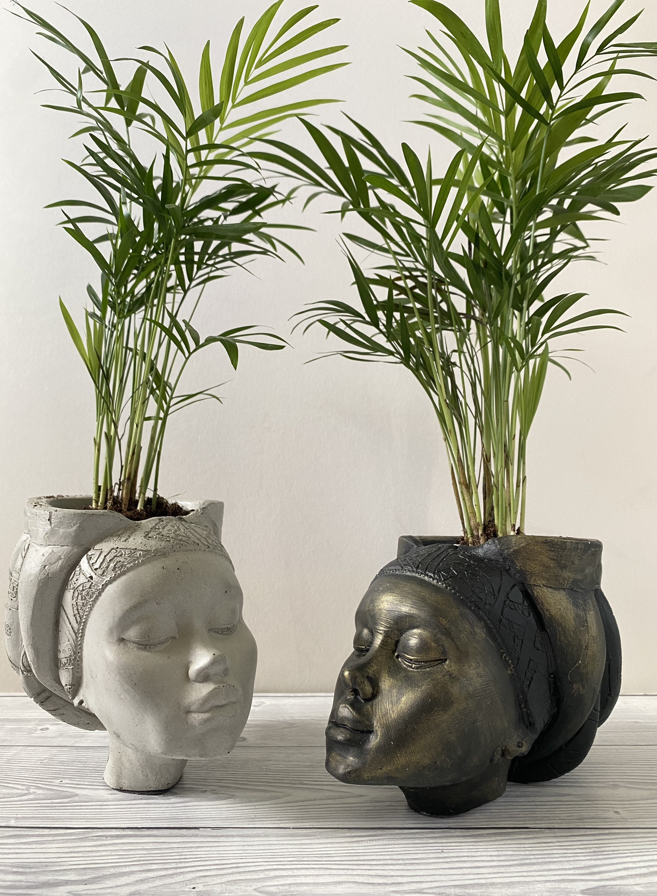 Woman Head Planter Pot /african Queen Pot/ Unique Planters UK/ - Etsy